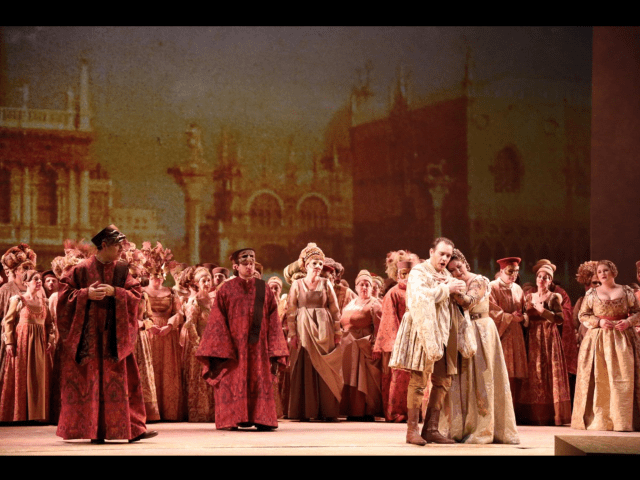 Offenbach Opera Set In Venice Stage Design For 'Tales Of Hoffmann' By